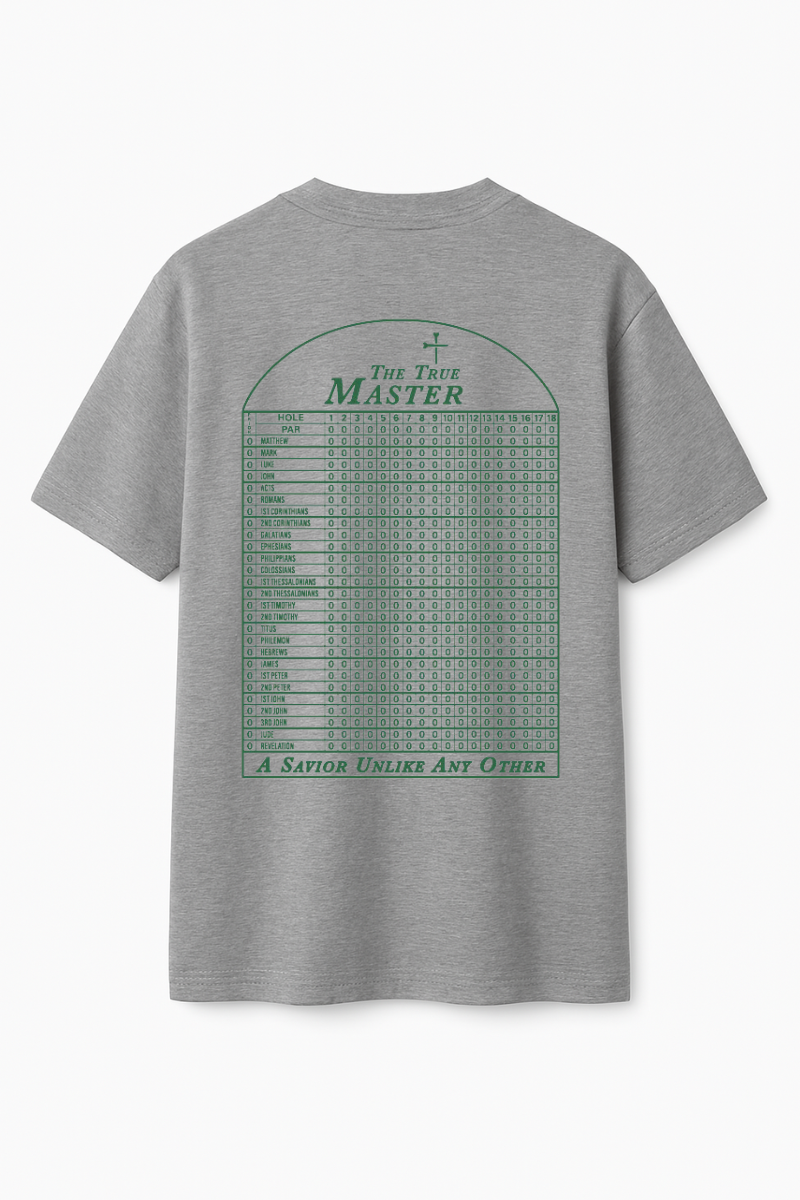 The True Master T-Shirt - Gray – Tees Crossed Golf